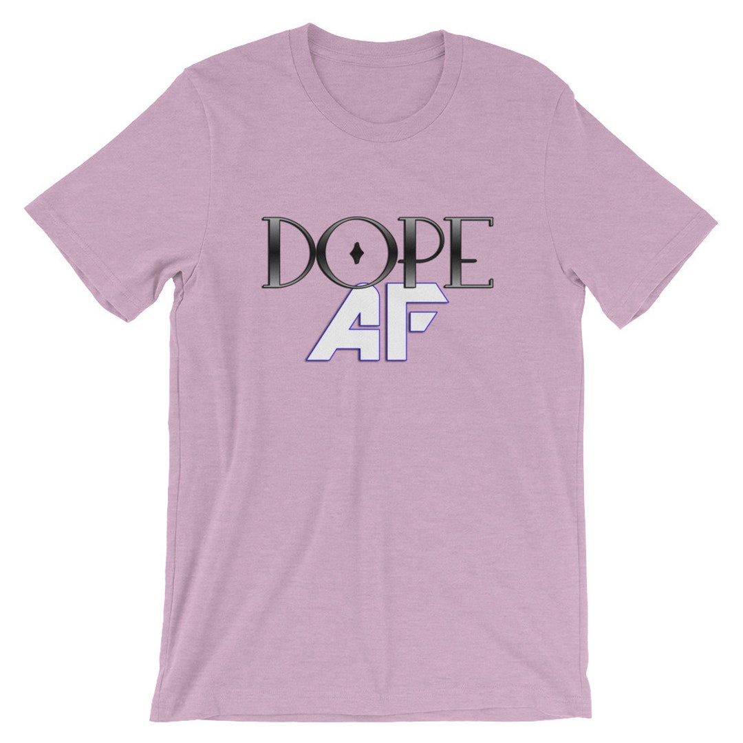 Dope AF camiseta unisex de manga corta - Etsy España