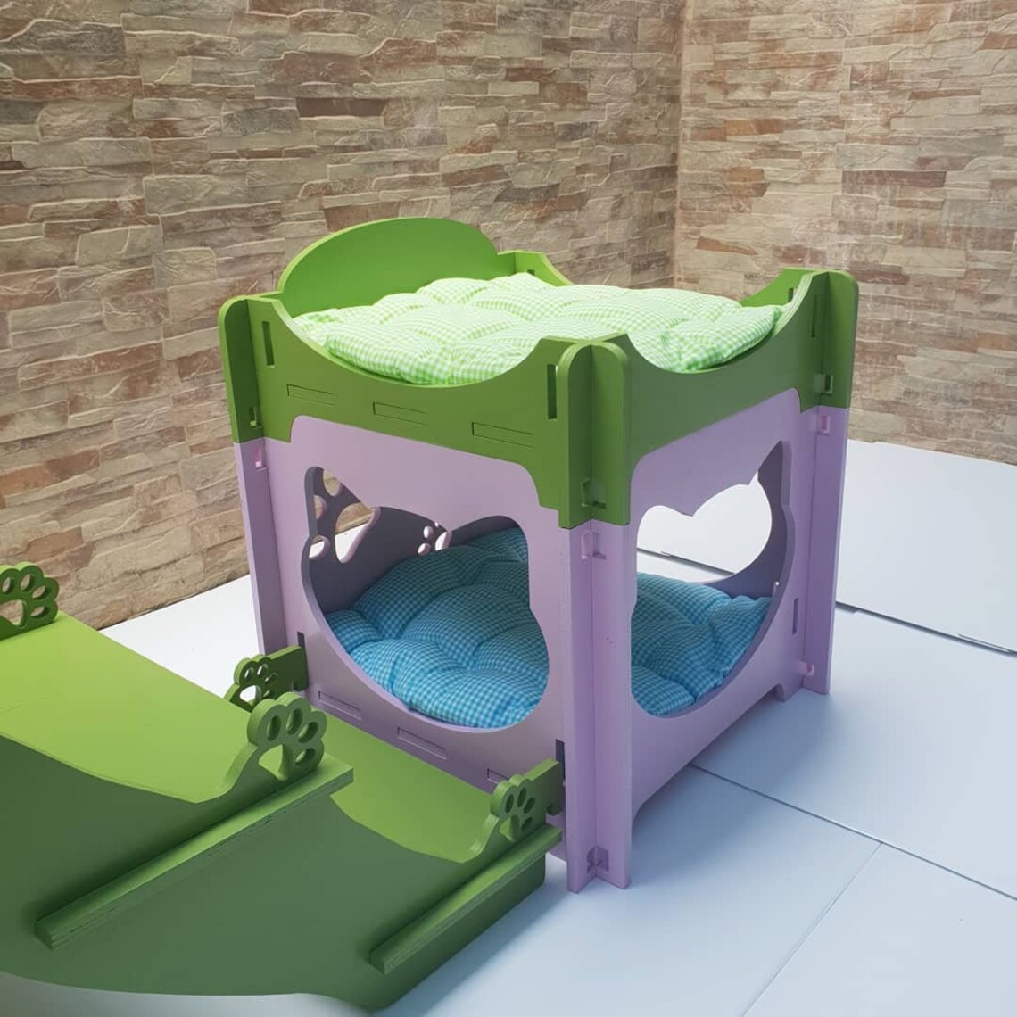 Cat Modular Wooden House, Cat Wooden House DXF SVG EPS, Cat House, Pet ...