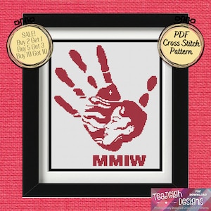 MMIW Missing and Murdered Indigenous Women Logo Easy Cross Stitch ...