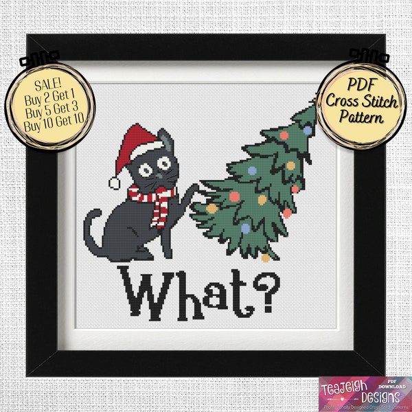 Crazy Christmas Tree Pattern - Etsy