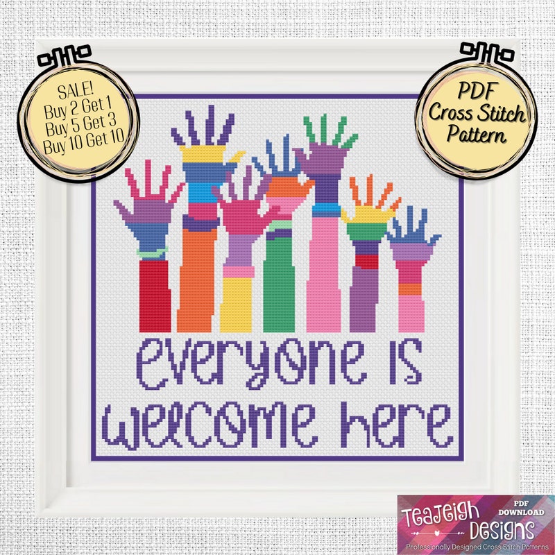 Everyone is Welcome - Etsy