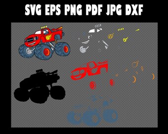 Blaze monster truck | Etsy