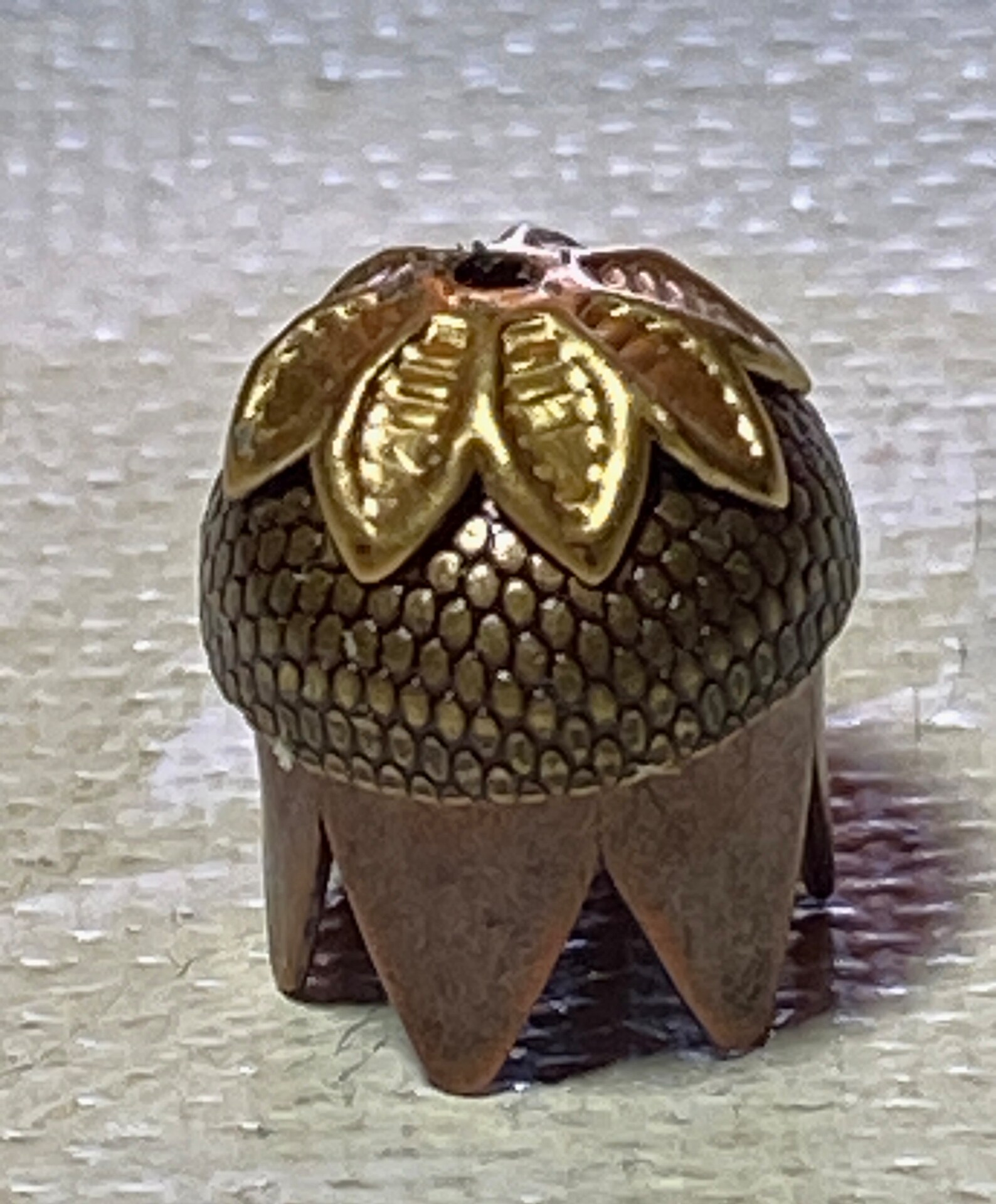 2 Plated Knurled Silver/brass Tulip Cap 8mmx10mm - Etsy