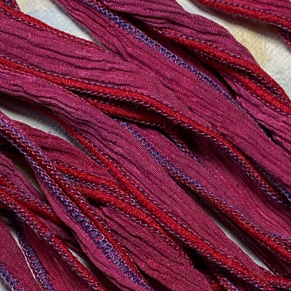 Silk Ribbon Necklace - Etsy