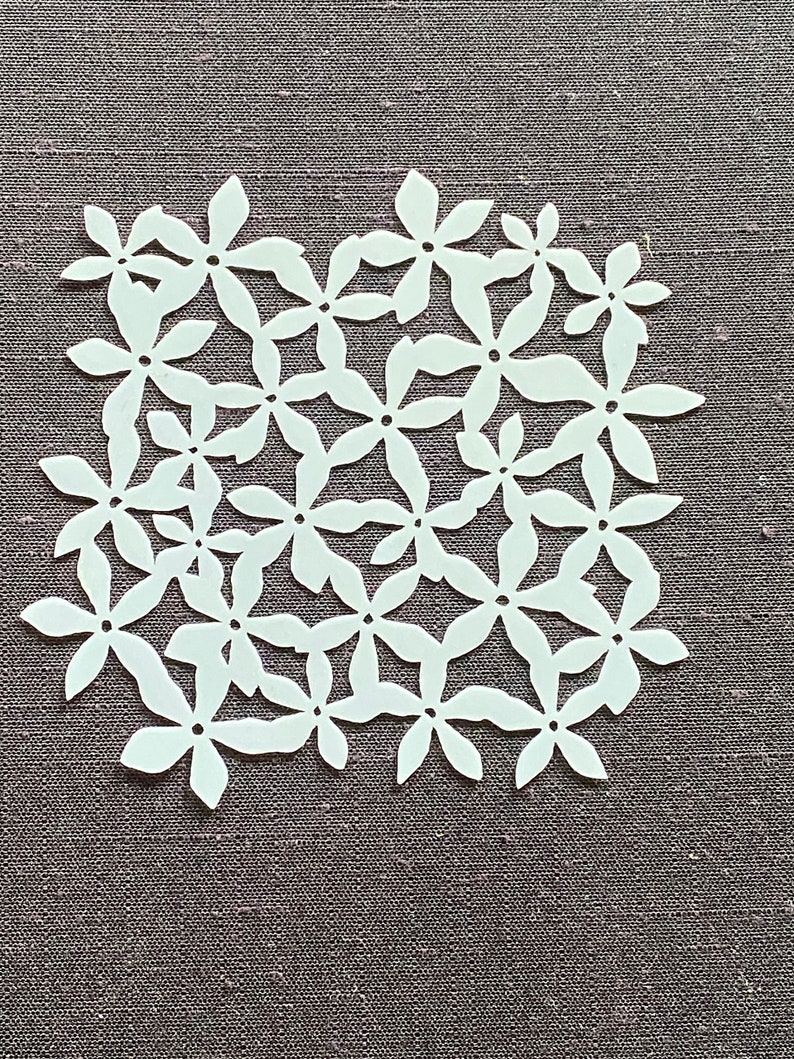 5" Stencils, Natural Design, Irregular Margin/edge~ 8 Choices. - Etsy