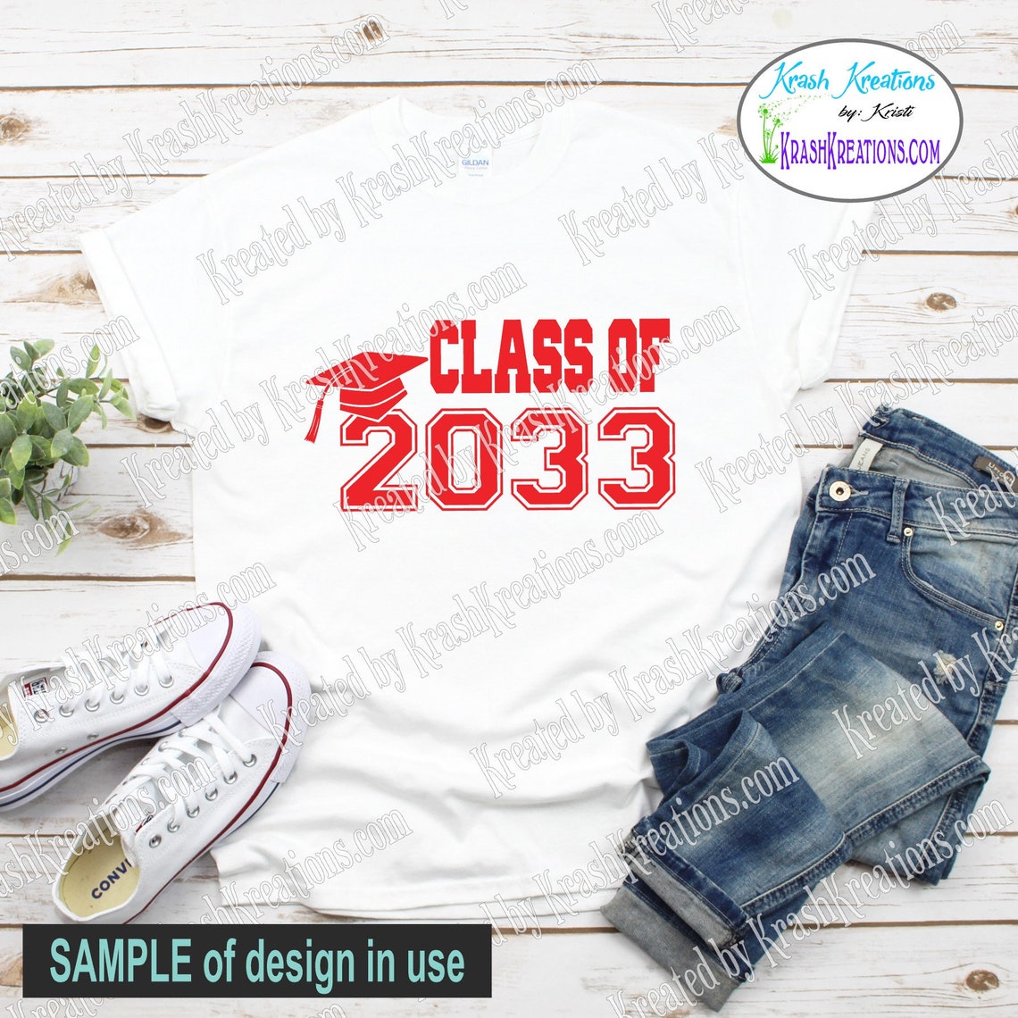 Class of 2033 SVG File Class of 2033 DIY Shirt Design | Etsy