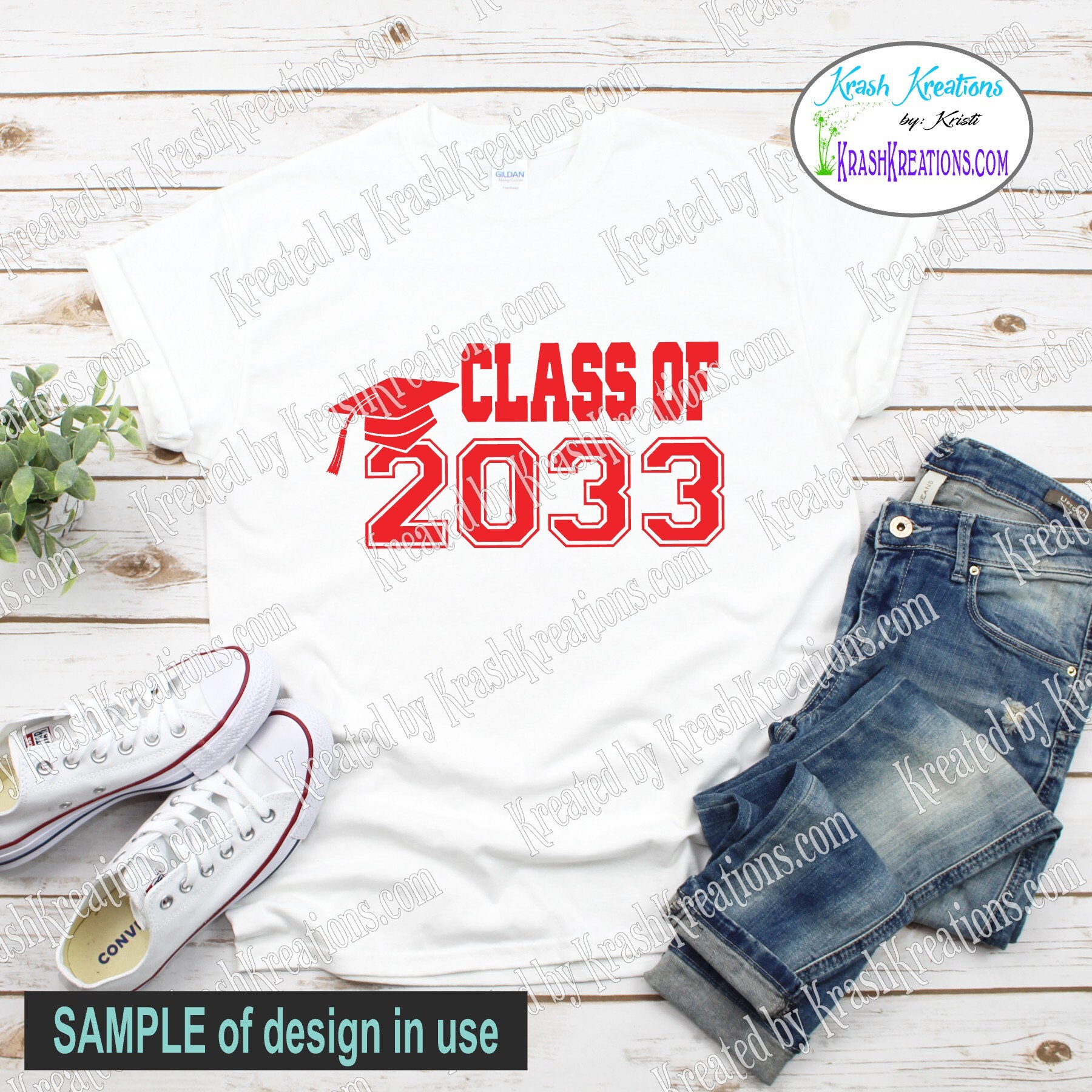 Class of 2033 SVG File Class of 2033 DIY Shirt Design - Etsy