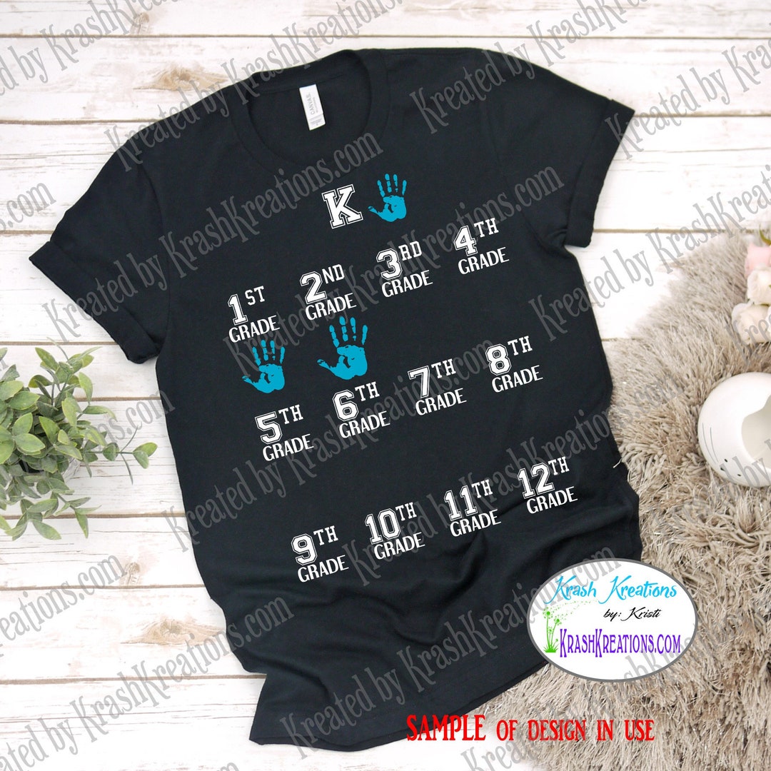 Class of Shirt Backside SVG File, Includes 3 Designs. DIY Shirt Design ...