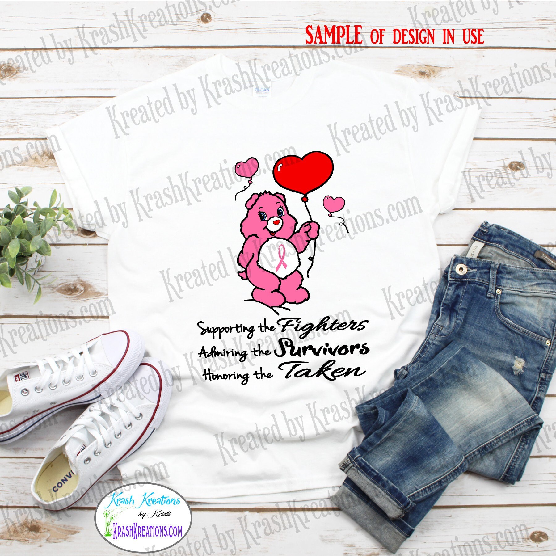 Breast Cancer Awareness Bear, SVG, Cancer Bear #1 - Etsy