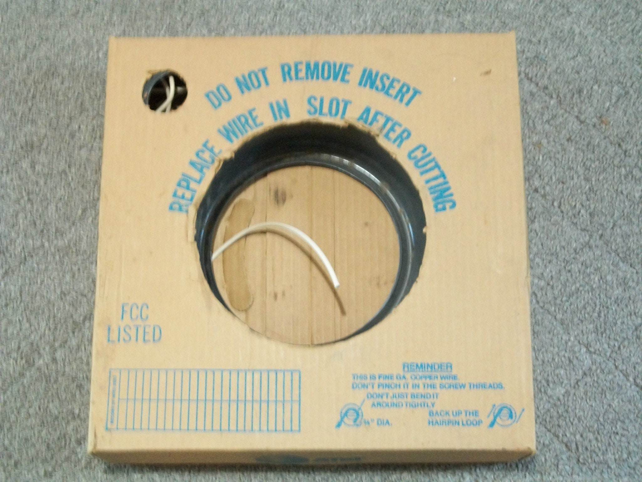 Ivory SW Bell System Phone Wire 4 Strand wire Vintage Wire | Etsy