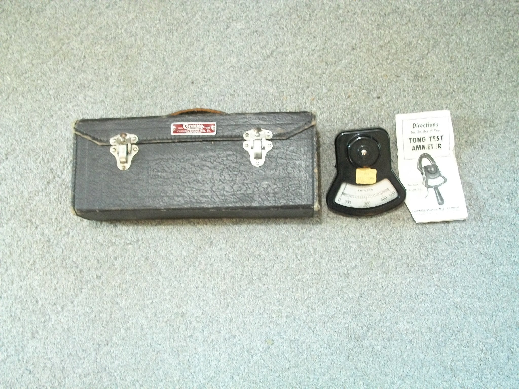 Bell Systems, Tong Meter, Tong Test Ammeter, AC and DC, Columbia Elec ...