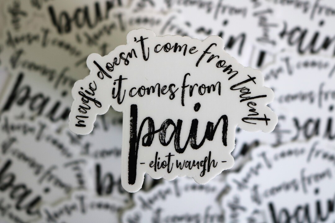 Vinyl Sticker Eliot Waugh Quote the Magicians Magic Doesn't Come From ...