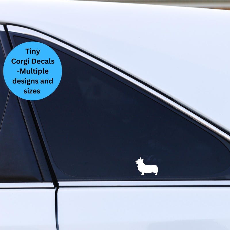 Corgi Decal - Etsy