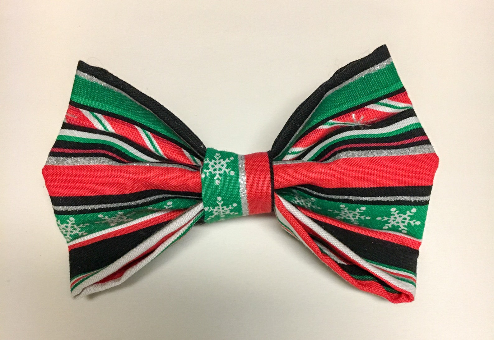 Christmas Dog Bow Tie Holiday Dog Bow Tie Red Dog Bow Tie Green Dog Bow ...