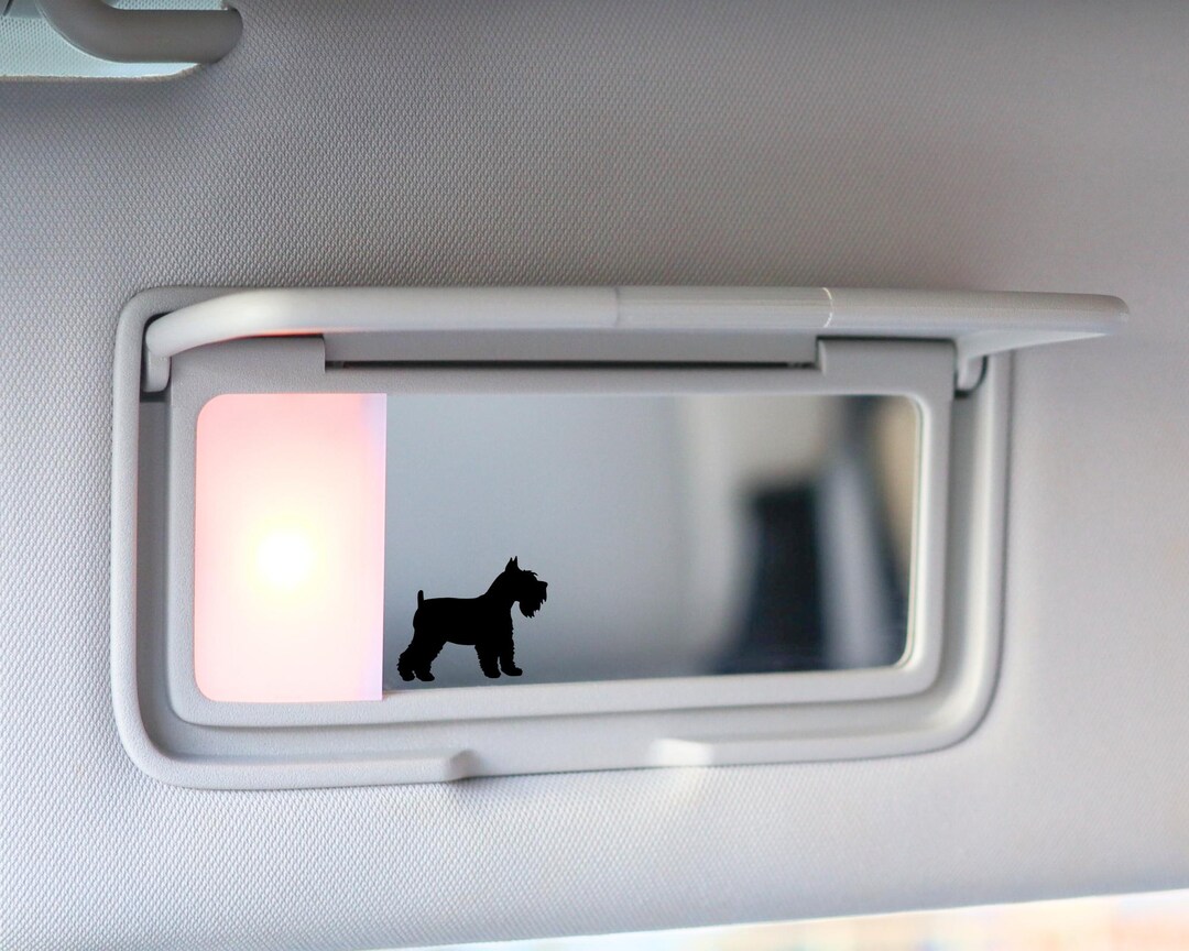Tiny Schnauzer Decal, Easter Egg Decal, Hidden Decal, Small Schnauzer ...