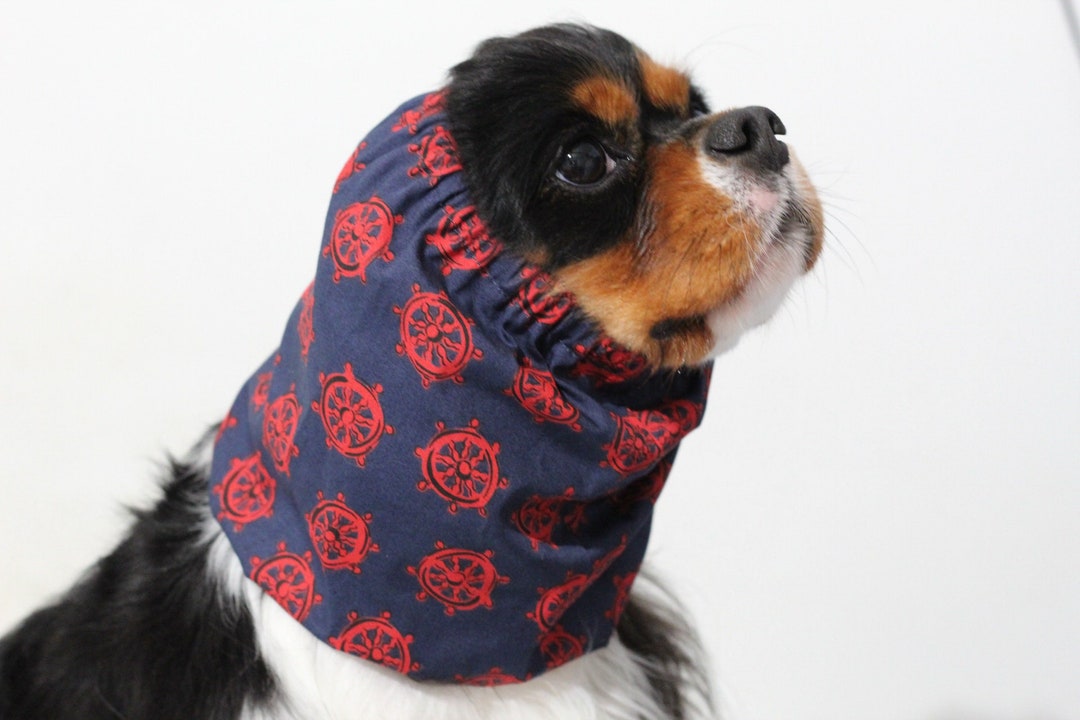 Nautical Dog Snood, Cotton Snood, Cavalier Snood, Cocker Spaniel Snood ...