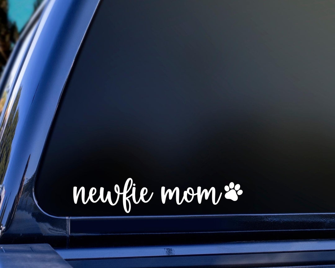 Newfie Mom Vinyl Decal, Newfoundland Car Decal, Newfoundland Gift ...