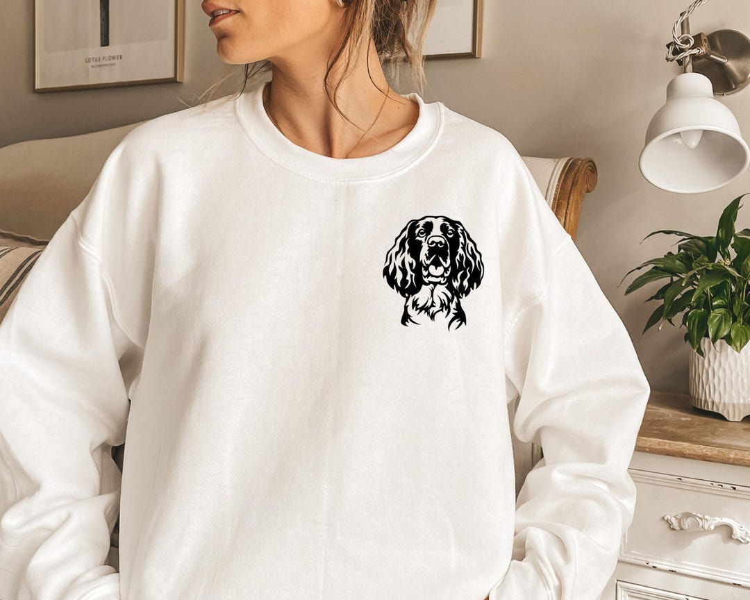 English Springer Spaniel Sweatshirt: Dog Mom Crewneck - Etsy