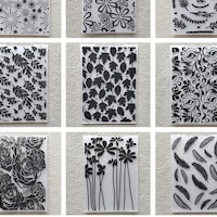Anna Griffin Circuit Cuttlebug Embossing Folder Decorative Pick: Aviary ...