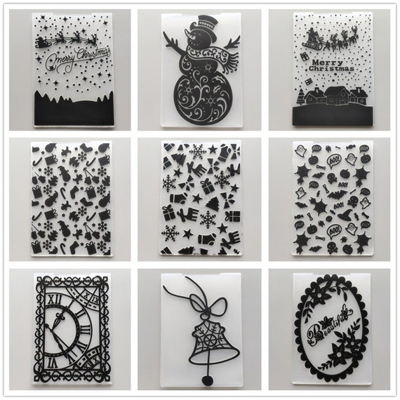 28 Design 2022 Christmas Embossing Folders for Papers Album - Etsy