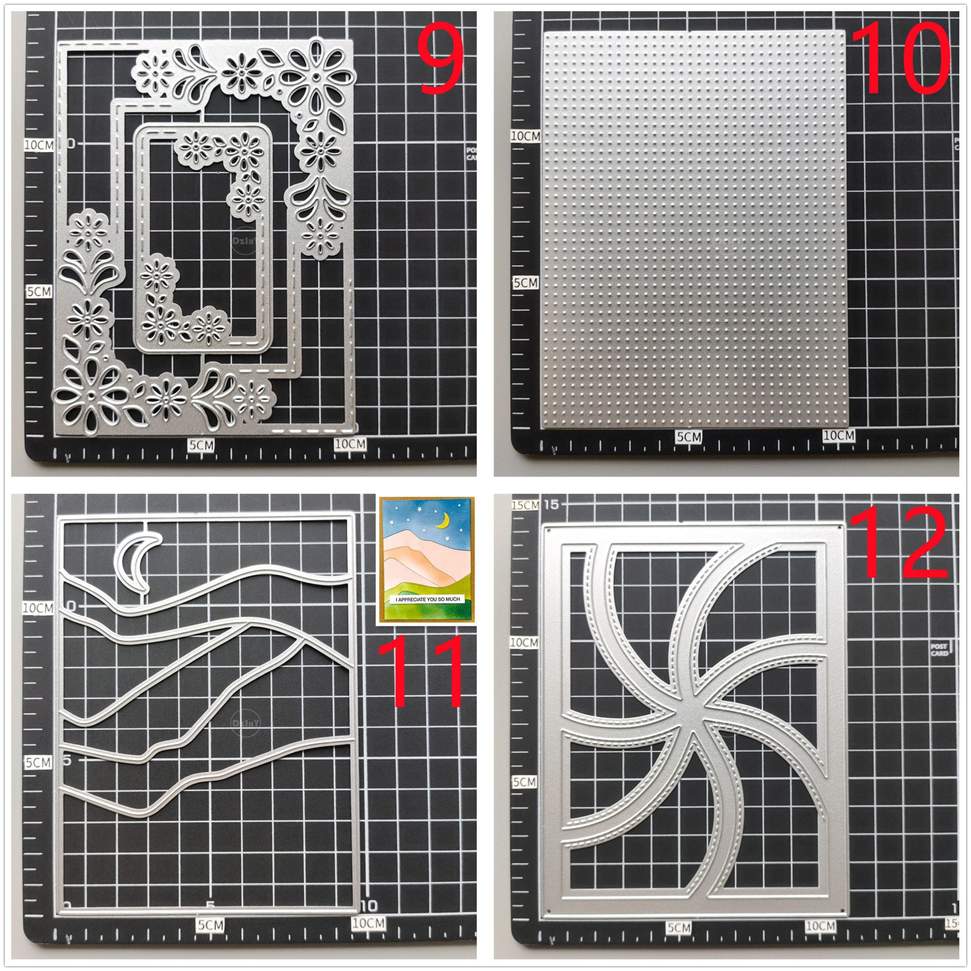 24 Design 2022 NEW Background Frame Metal Cutting Dies DIY Scrapbooking ...