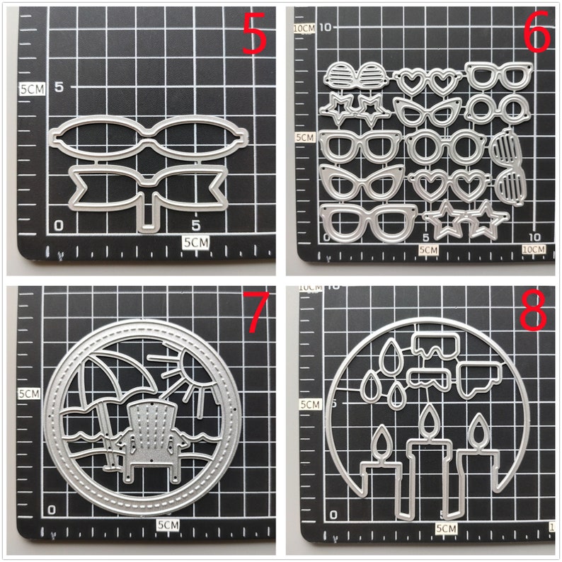 25 Design Irregular Figure Metal Cutting Dies • 2022 NEW Die Cuts for ...