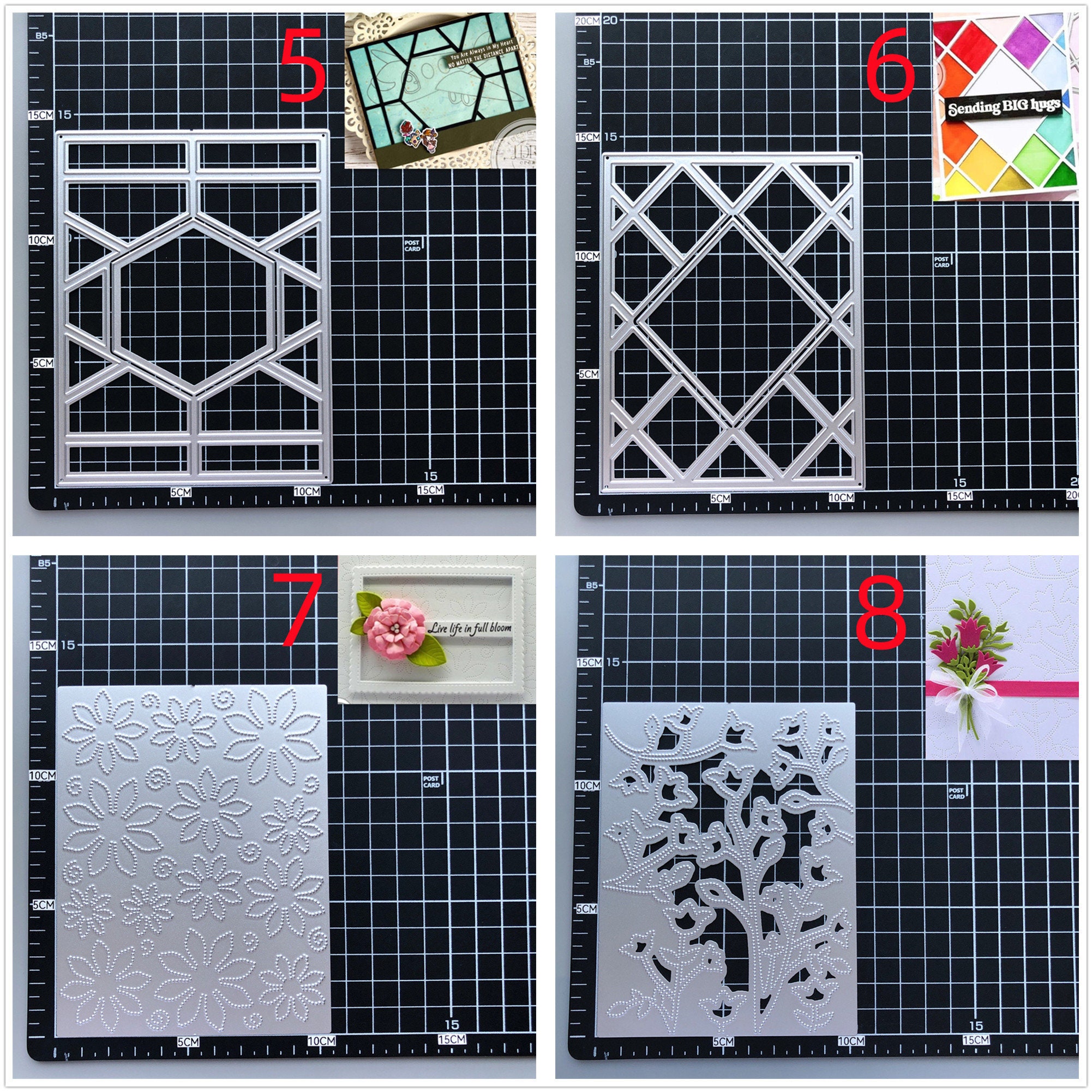 29 Design Background Metal Cutting Dies • 2022 NEW Die Cuts for Cards ...