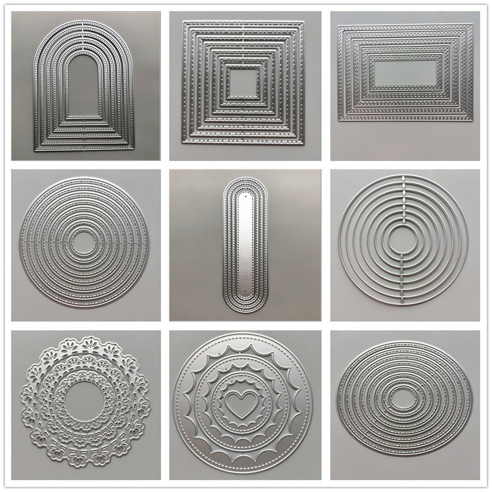 29 Design 2022 NEW Geometric Border Metal Cutting Dies DIY Scrapbooking ...