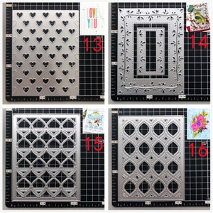 28 Design Backgrounds Frame Metal Cutting Dies • 2022 NEW Die Cuts for ...