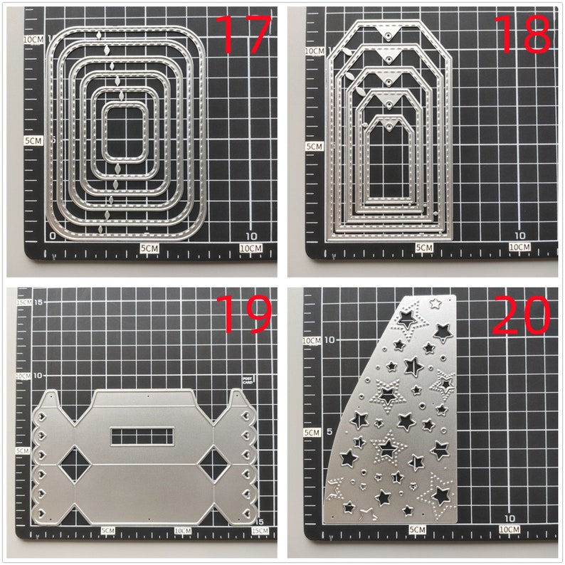 28 Design Geometric Border Metal Cutting Dies • 2022 NEW Die Cuts for ...