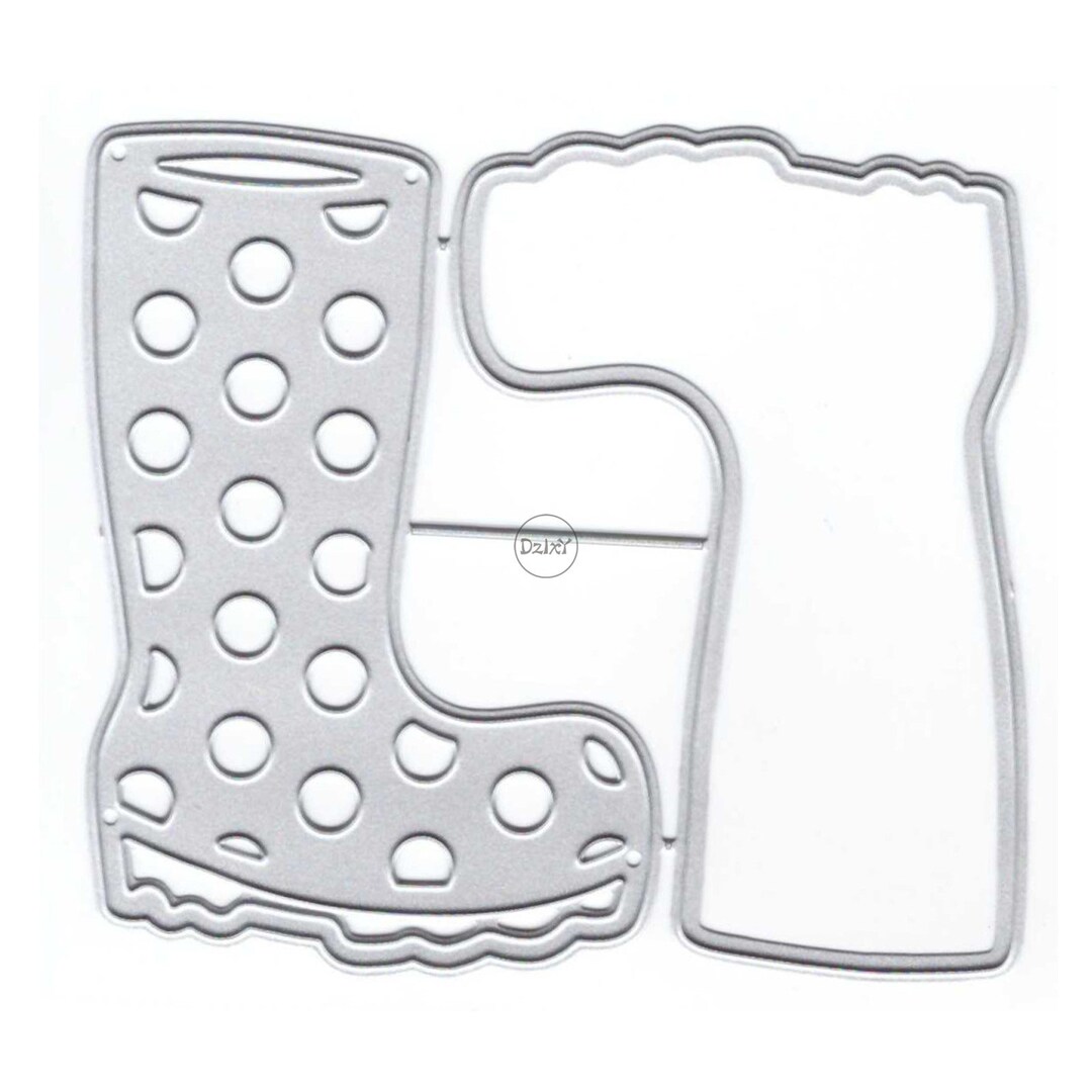 Dzixy Rain Shoes Metal Cutting Dies for Card Making Paper Embossing Die ...