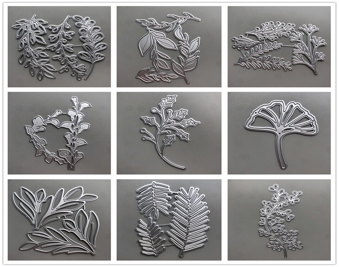 29 Design Flowers Leaves Metal Cutting Dies • 2022 NEW Die Cuts for ...