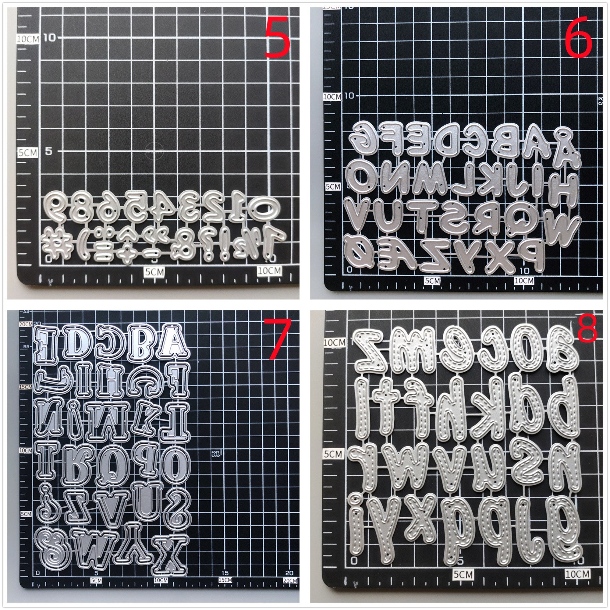 28 Design 26 English Alphabet Metal Cutting Dies • 2022 NEW Die Cuts ...
