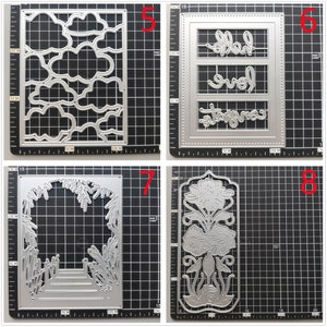 20 Design NEW Background Frame Metal Cutting Dies DIY Scrapbooking ...