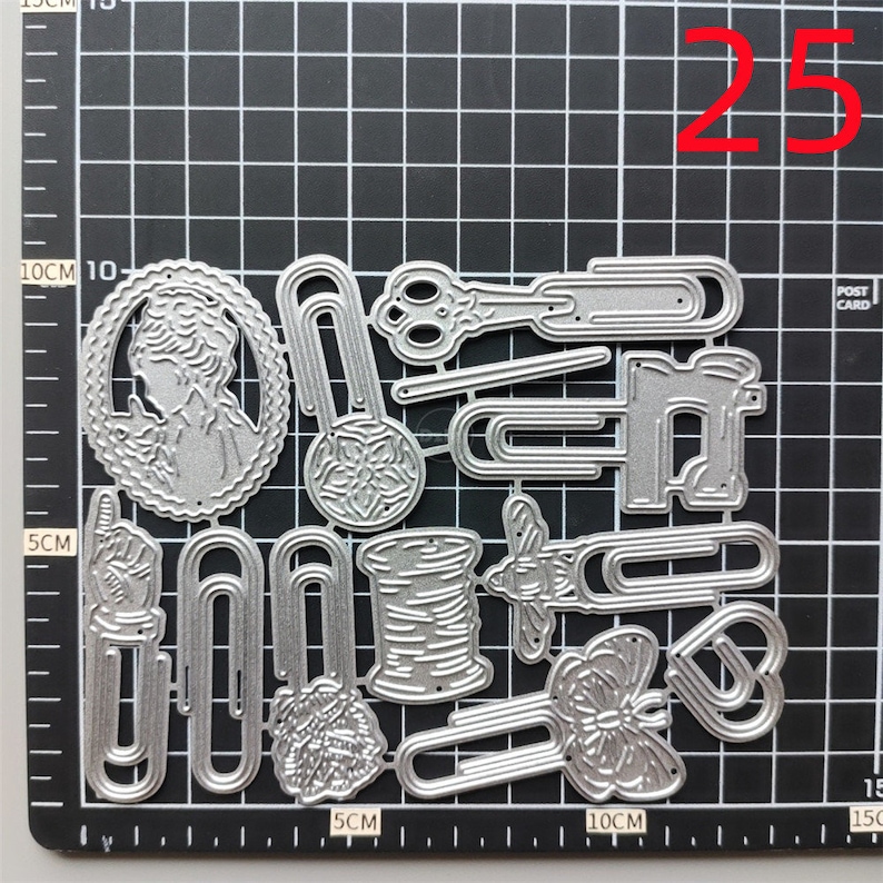 25 Design Irregular Figure Metal Cutting Dies • 2022 NEW Die Cuts for ...