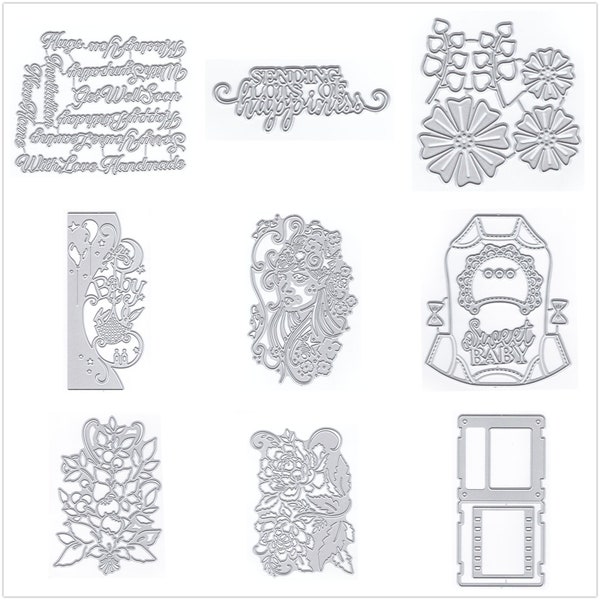 Christmas Word Cutting Dies - Etsy