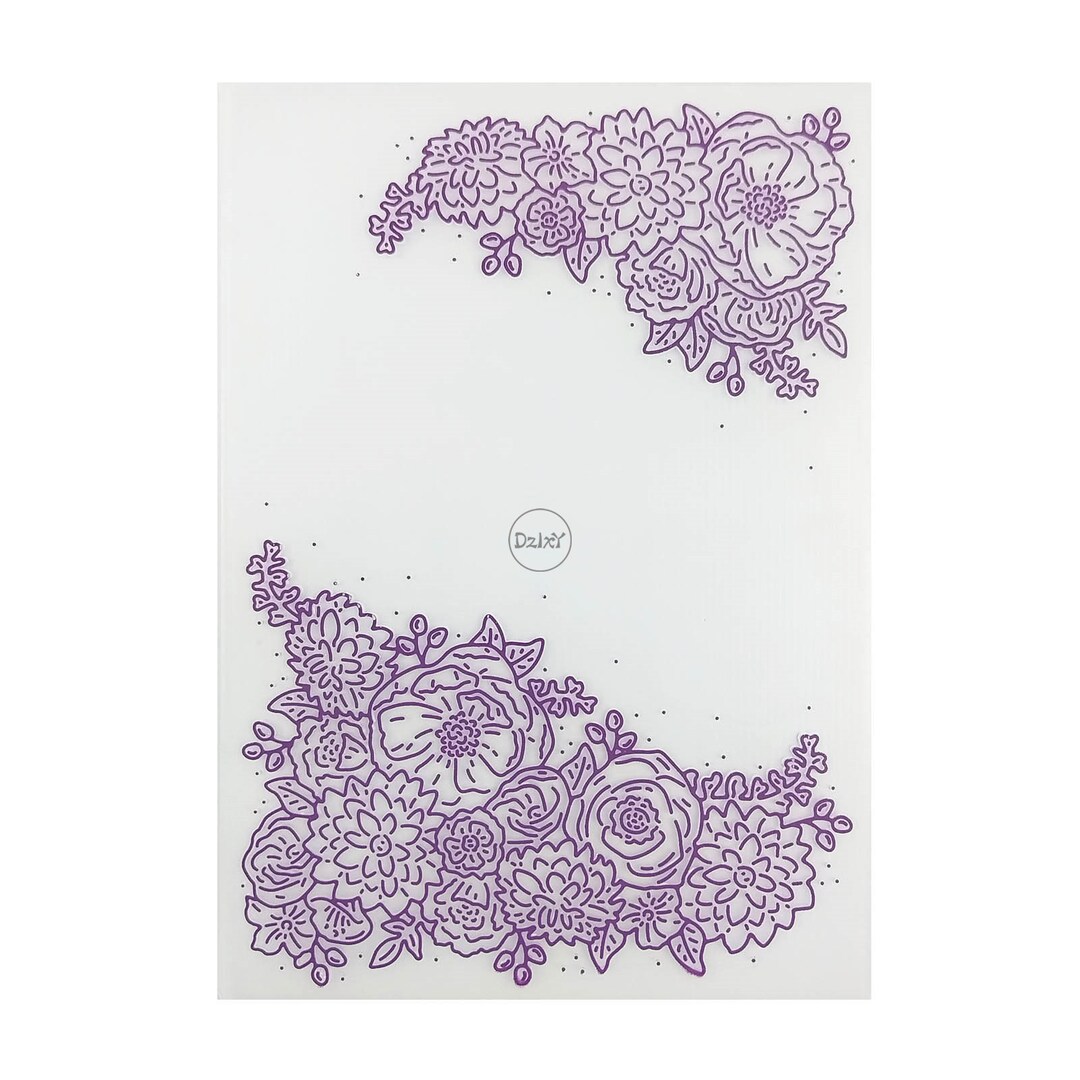 2023 NEW Cotton Roses Background Embossing Folders for Scrapbooking Paper Album Cards Making ...