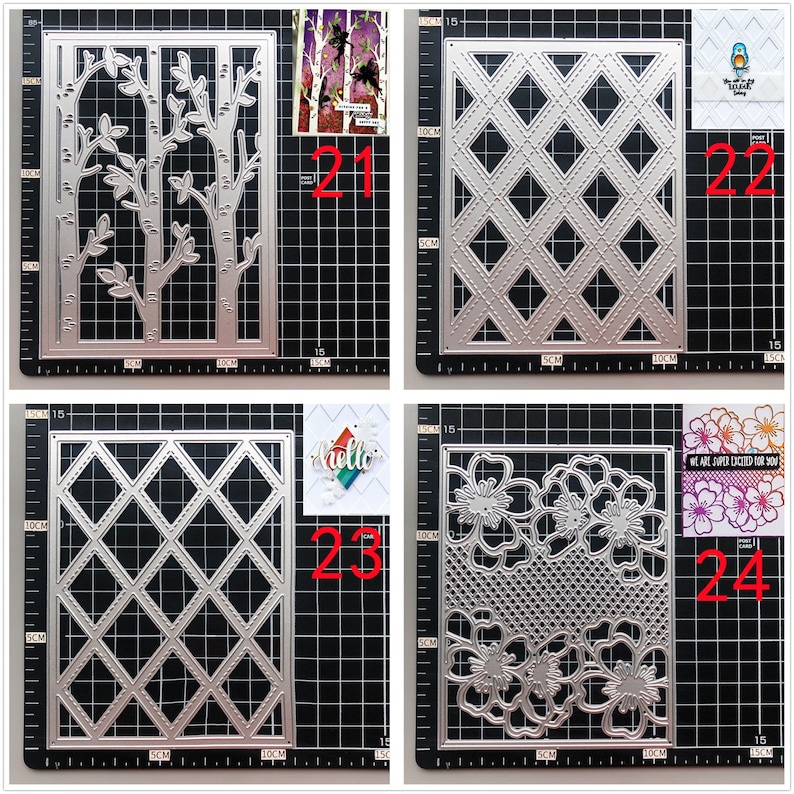28 Design Backgrounds Frame Metal Cutting Dies 2022 NEW Die - Etsy