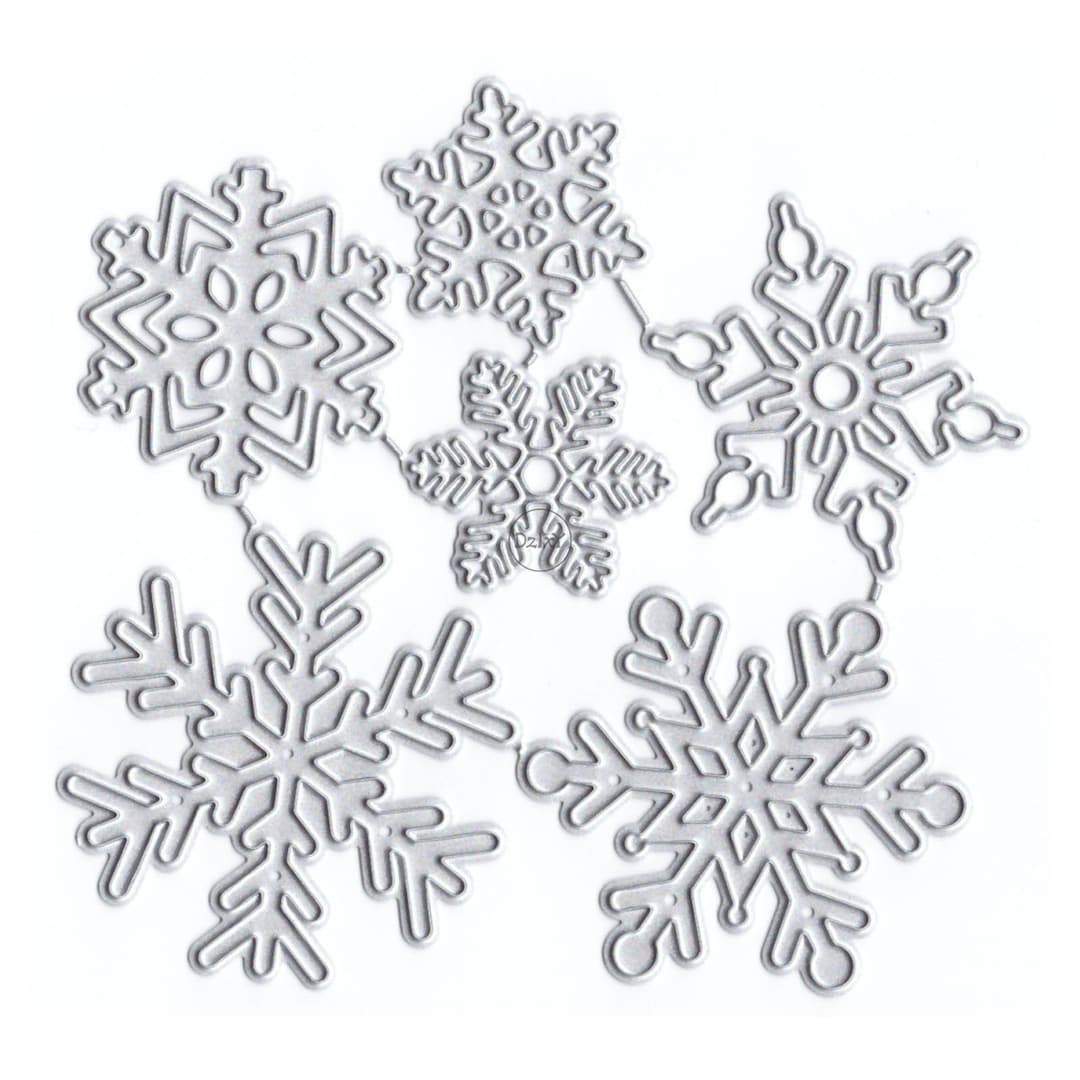 Dzixy Irregular Snowflakes Metal Cutting Dies for Card Making Paper ...