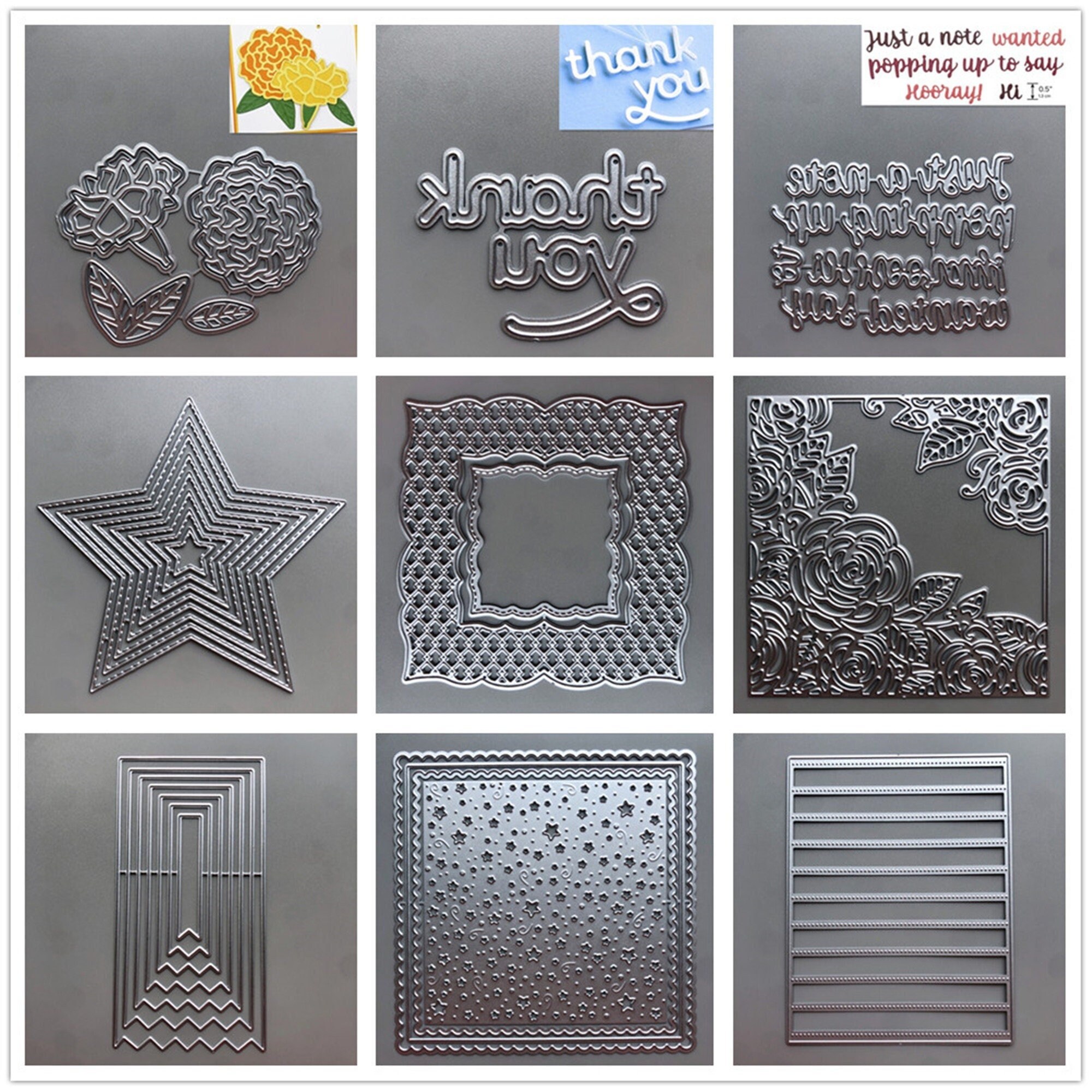 25 Design Backgrounds Metal Cutting Dies 2022 NEW Die Cuts - Etsy
