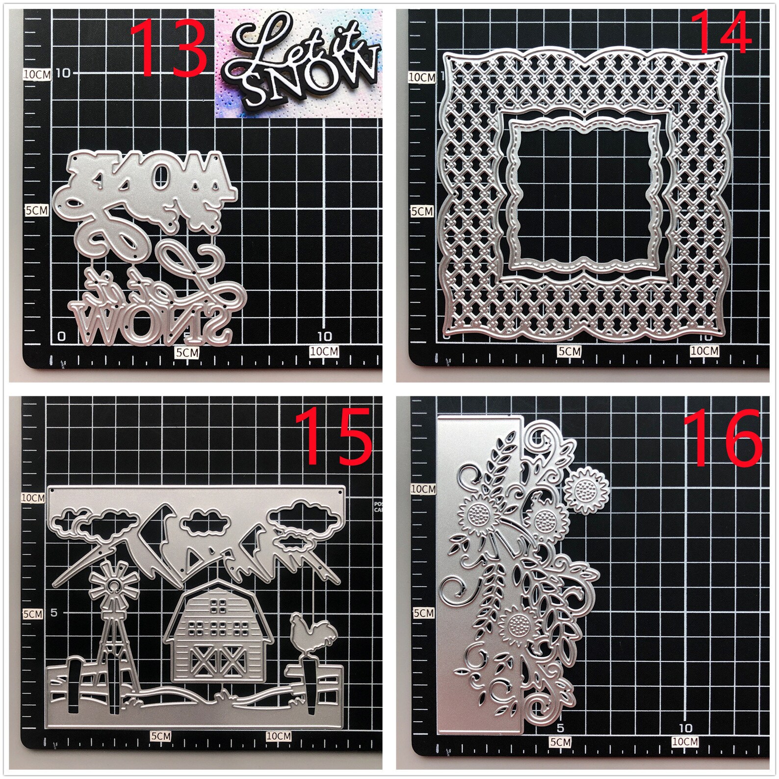 25 Design Backgrounds Metal Cutting Dies 2022 NEW Die Cuts - Etsy