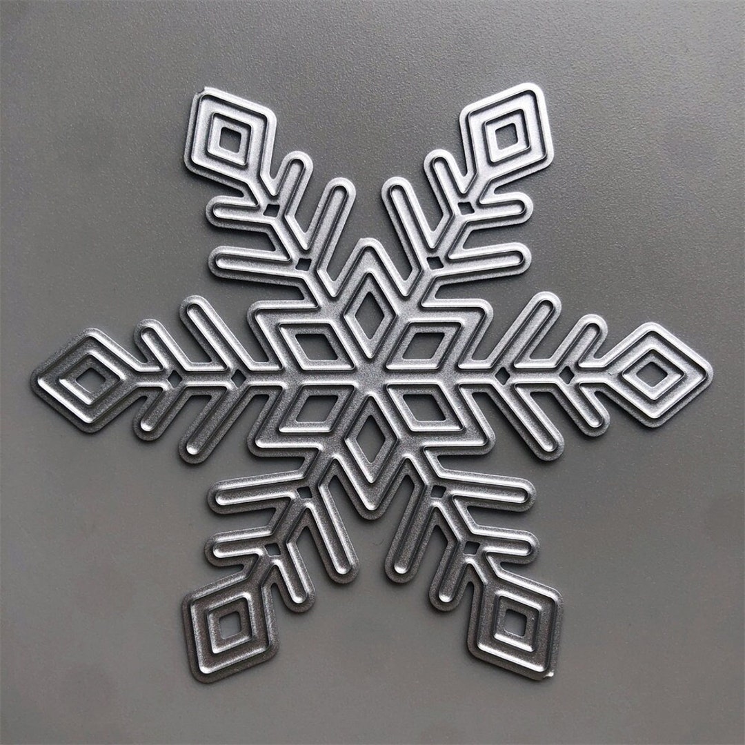 2022 Christmas Snowflake Metal Cutting Dies for Card Making Embossing ...