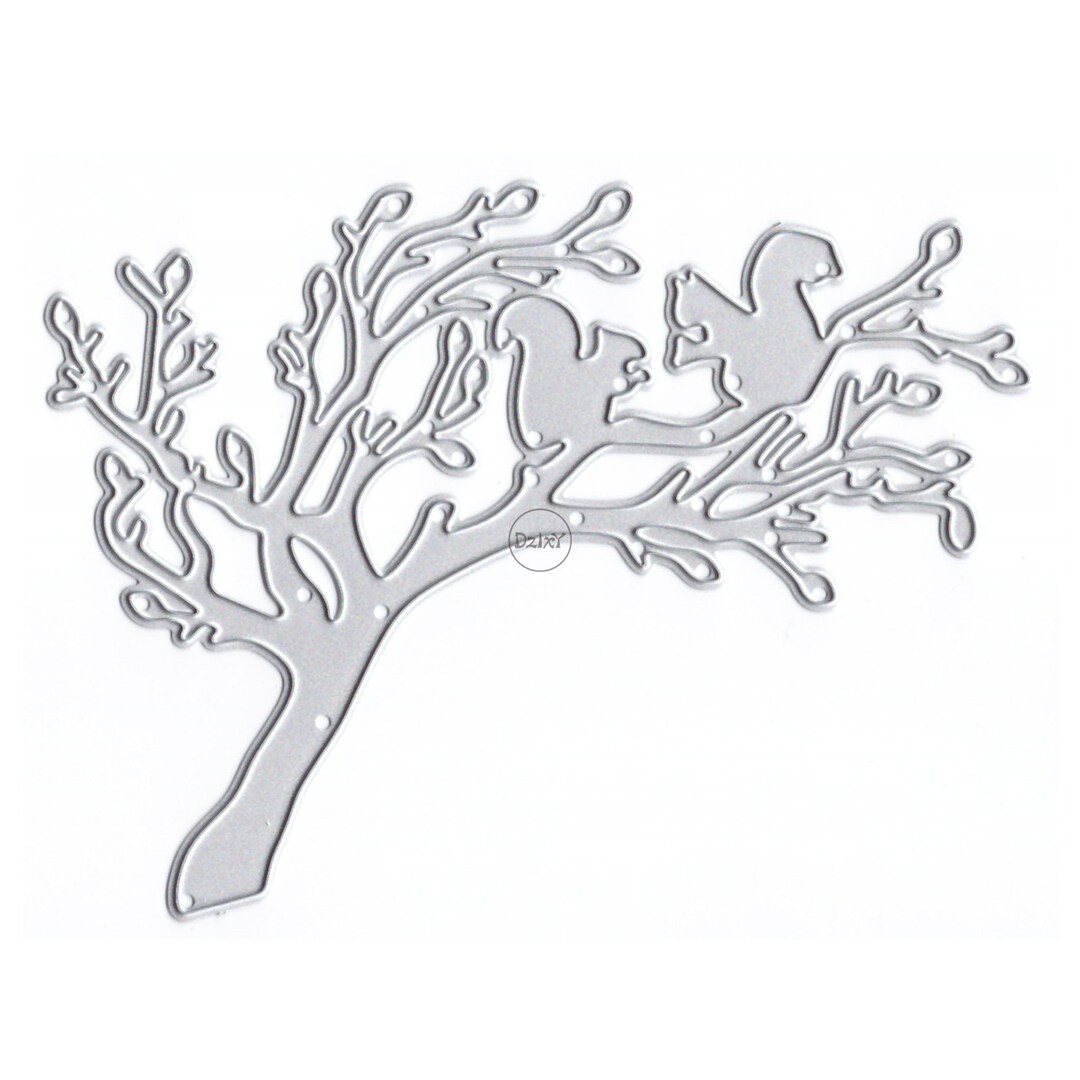 Dzixy Tree Twigs Metal Cutting Dies for Card Making Paper Embossing Die ...