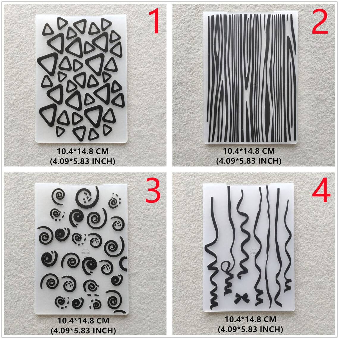 29 Design 2022 Geometry Embossing Folders for Papers Photo - Etsy