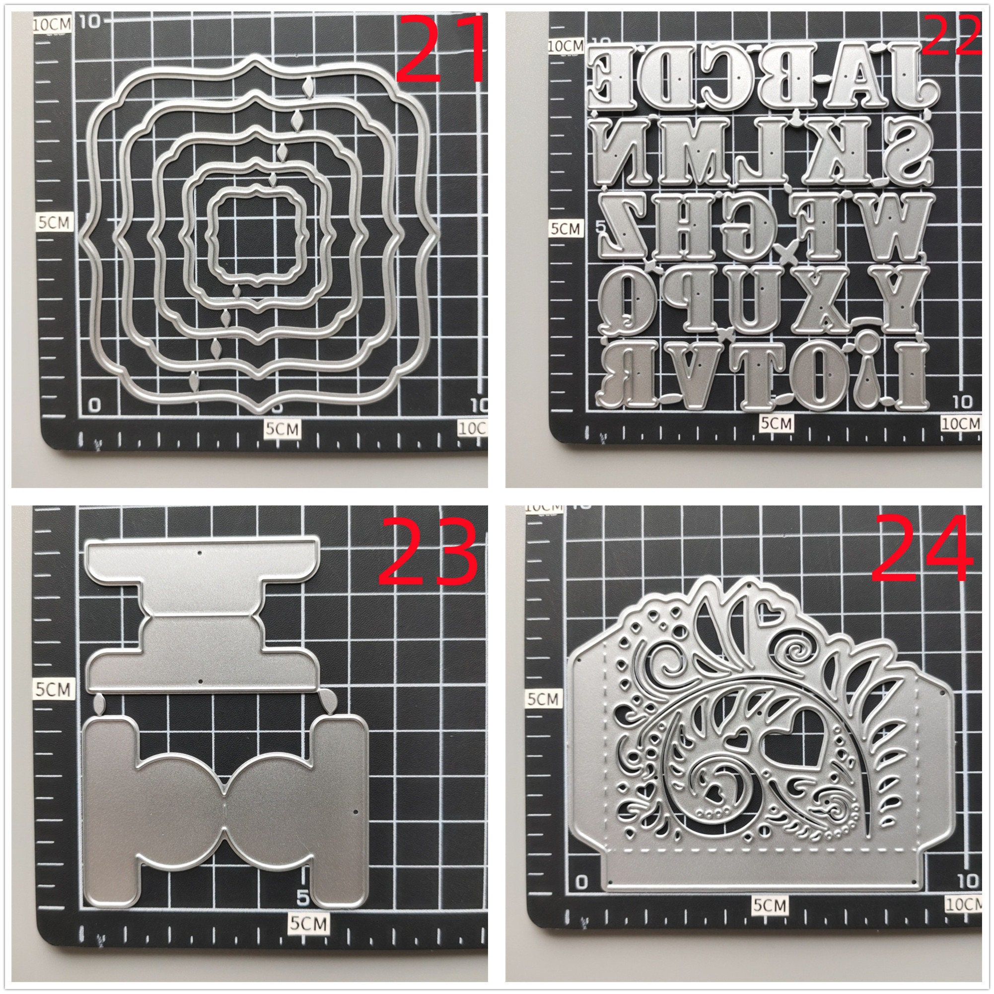 28 Design Geometric Border Metal Cutting Dies 2022 NEW Die - Etsy