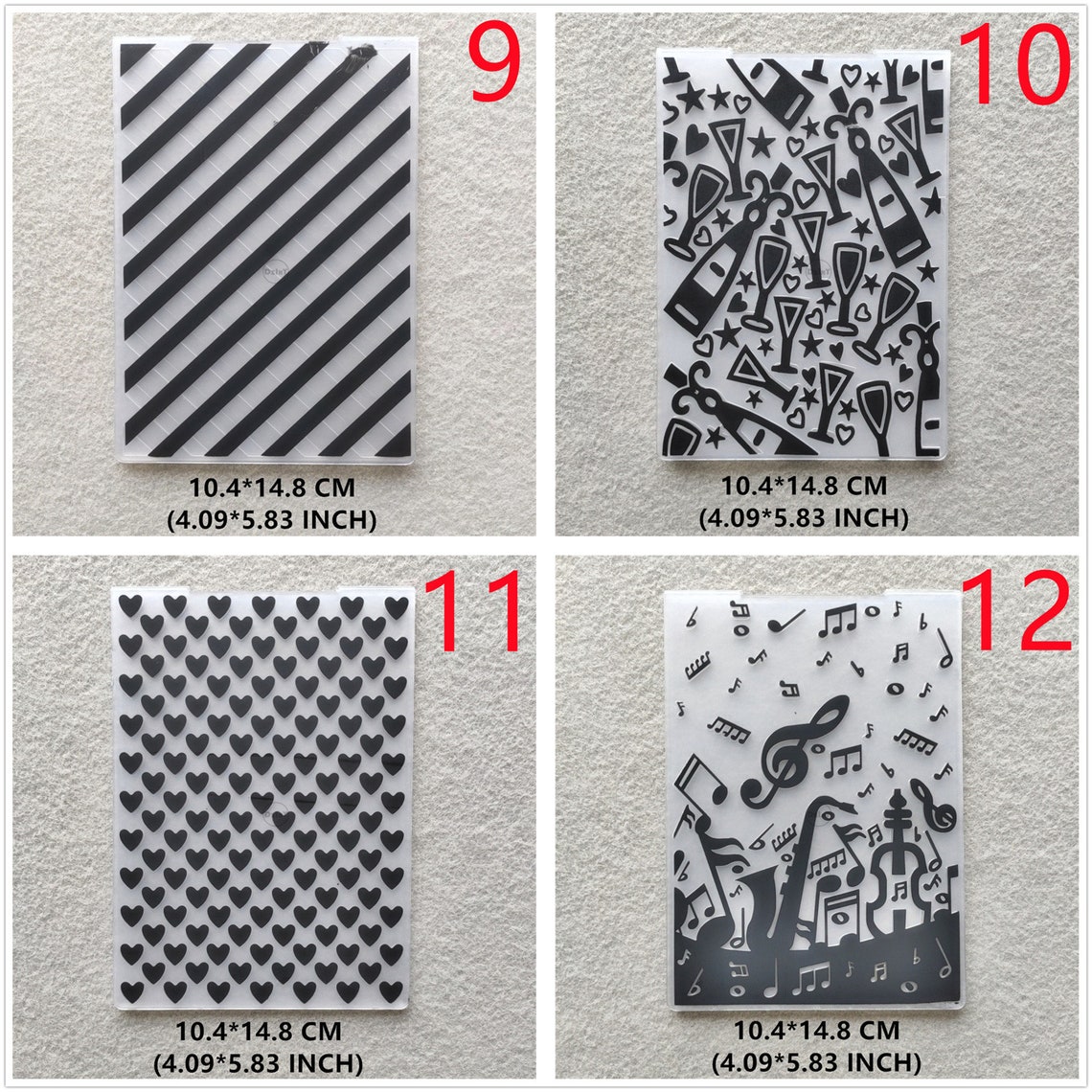 29 Design 2022 Geometry Embossing Folders for Papers Photo - Etsy