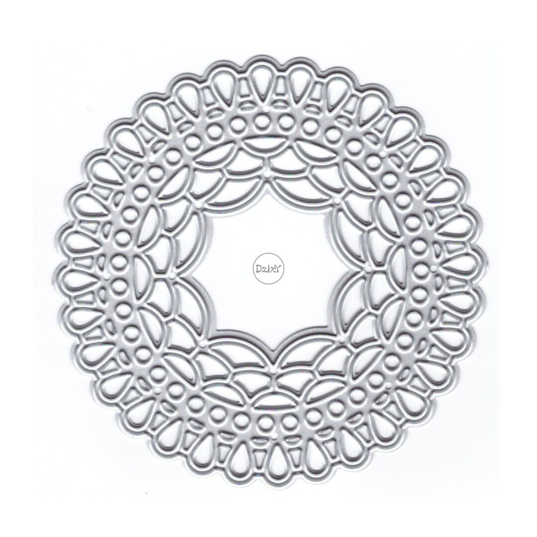 Dzixy Round Pattern Metal Cutting Dies for Card Making Paper - Etsy