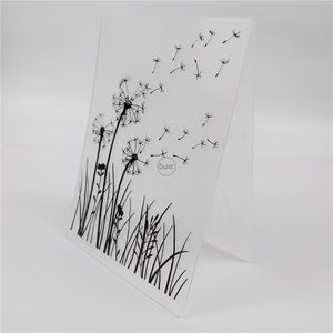 2023 NEW Dandelion Backdrop Embossing Folders for Scrapbooking Paper ...
