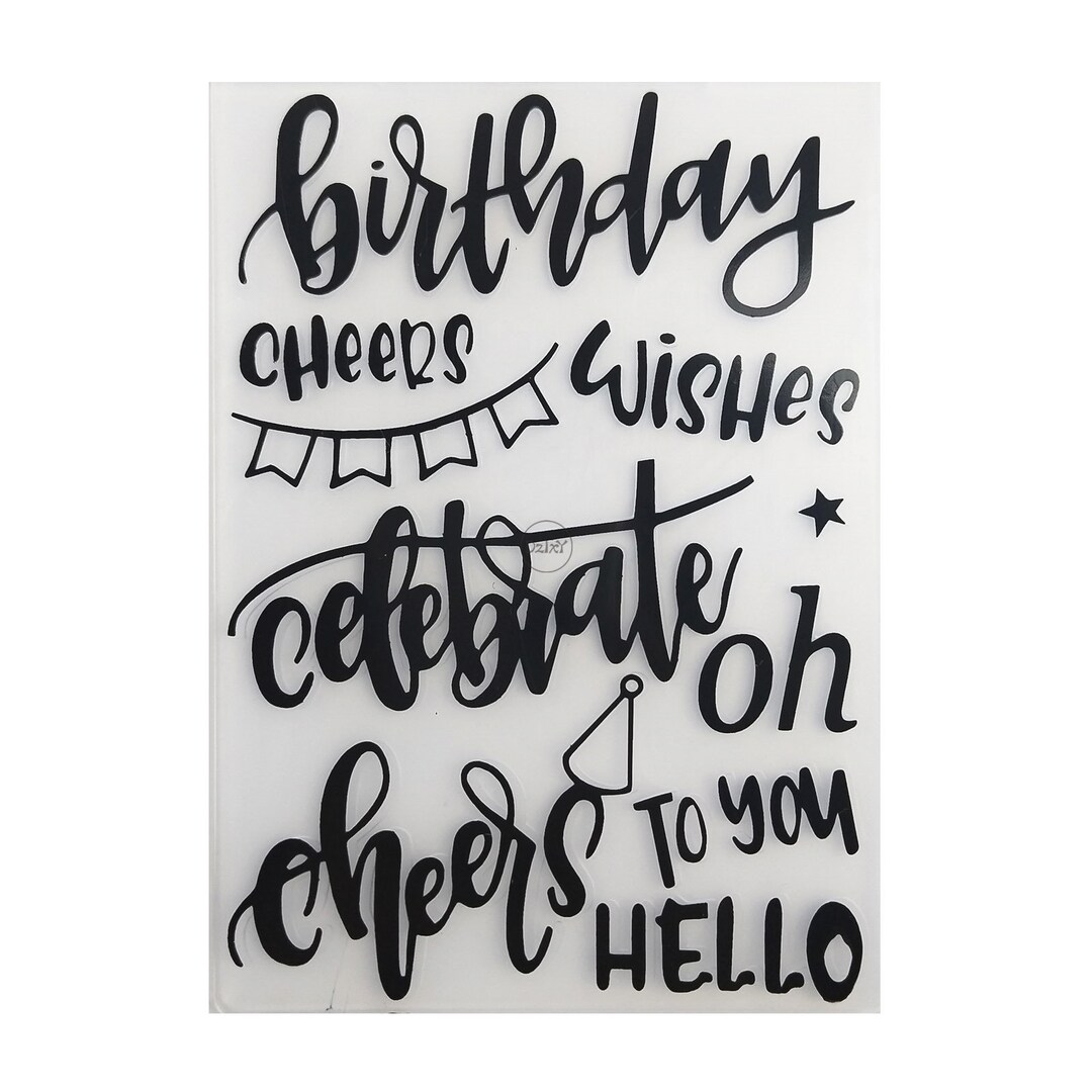 2023 NEW Birthday Wish Backdrop Embossing Folders for Scrapbooking ...