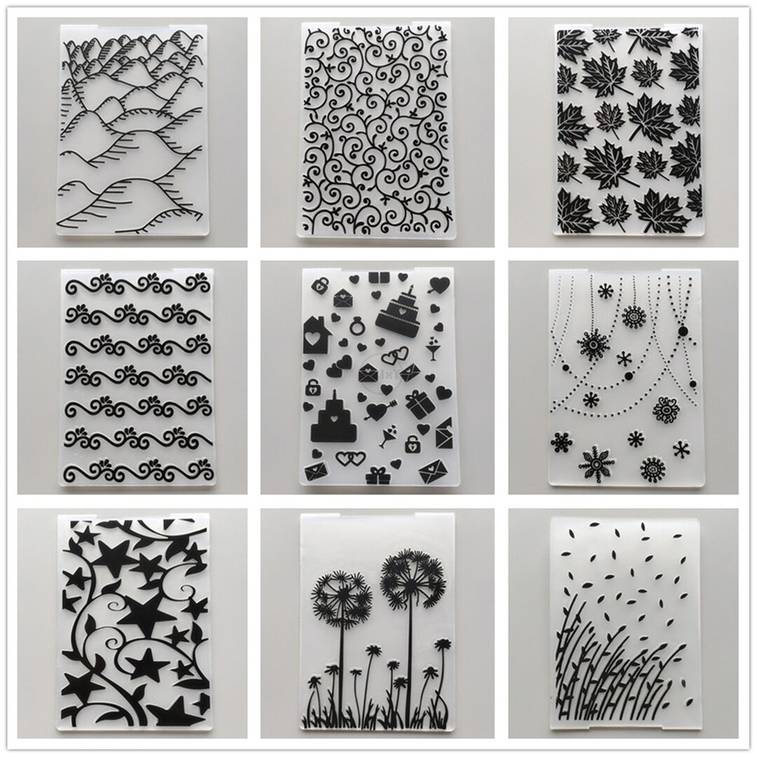 28 Design NEW Embossing Folders for Papers Album Making Card Supplies ...